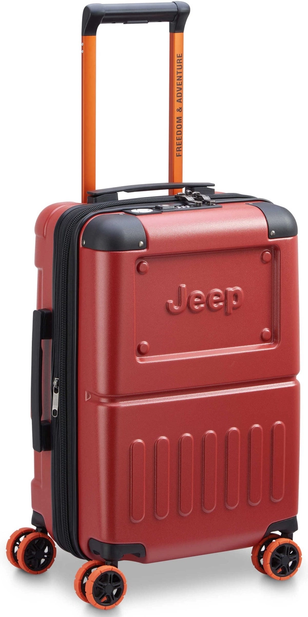 Delsey JEEP Mała czerwona walizka kabinowa 55 cm. Super oferta ...