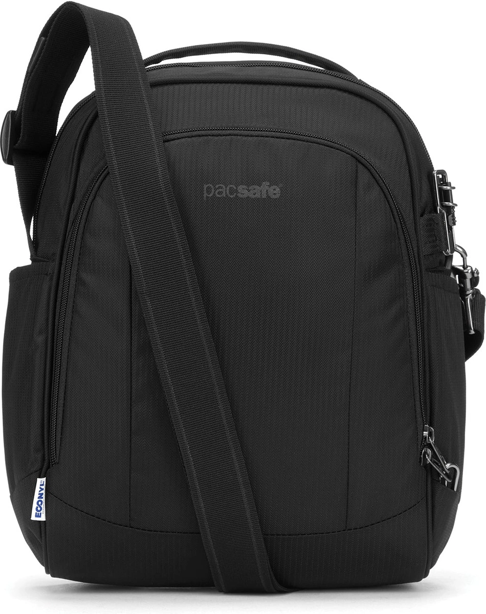 Torba antykradzieżowa na ramię Pacsafe Metrosafe LS250 12L Econyl Black ...