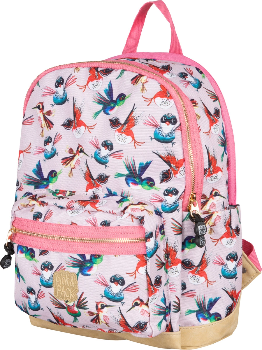 Plecak dla dzieci Pick & Pack Birds M - Soft pink. Super oferta ...