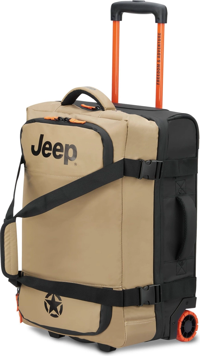 Delsey JEEP Mała miękka torba podróżna na kółkach beżowa. Super oferta ...